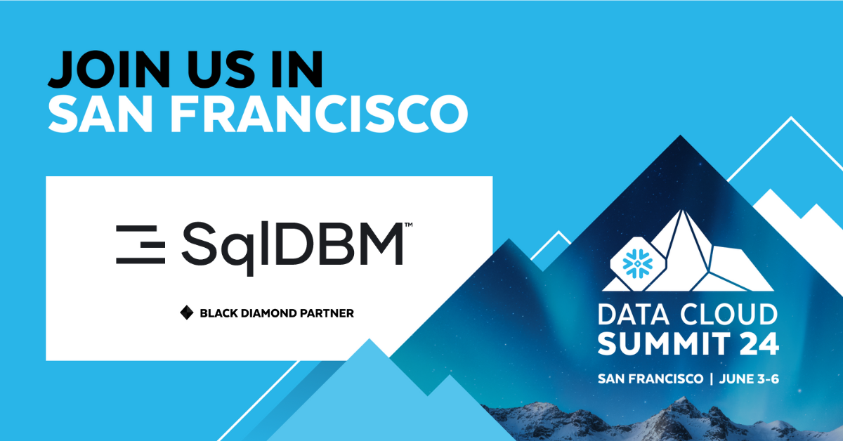 SqlDBM at Snowflake Summit